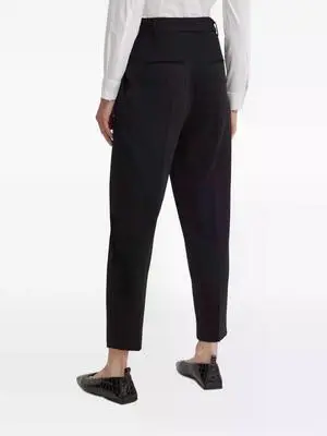 BOSS Belted Pleated Cropped Trousers