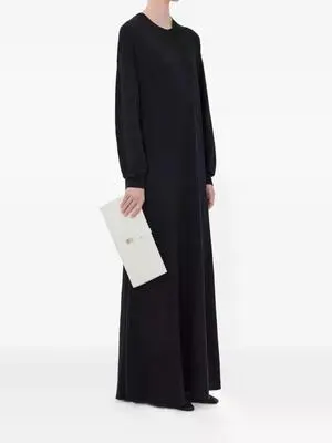 Loulou De Saison Lucy Long-sleeve Maxi Dress - Black