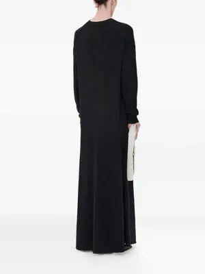Loulou De Saison Lucy Long-sleeve Maxi Dress - Black
