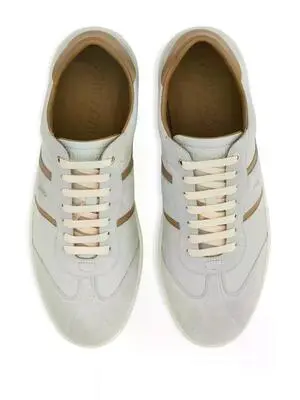 FERRAGAMO Panelled Low Top Sneakers - Blue