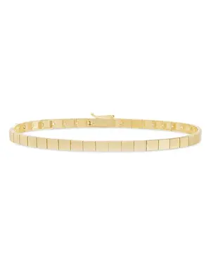 Lana Jewelry 14k Yellow Flash Tile Link Bracelet - Gold