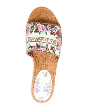 Dolce & Gabbana Espadrille Slides