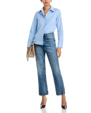 Casablanca Monogram Shirt - Blue Monogram