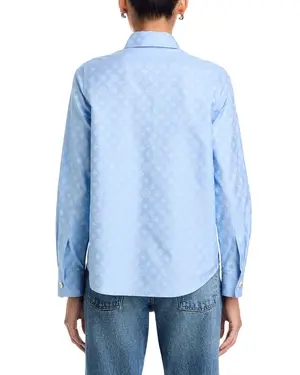 Casablanca Monogram Shirt - Blue Monogram
