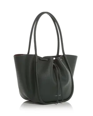 Proenza Schouler Large Ruched Leather Tote - Bottle