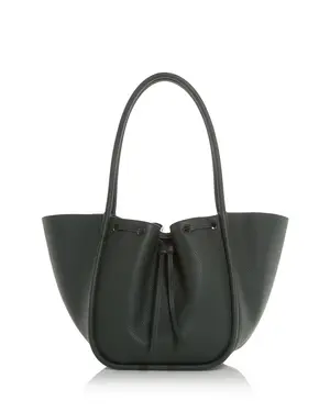 Proenza Schouler Large Ruched Leather Tote - Bottle