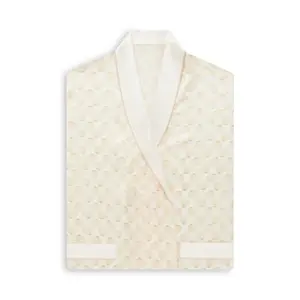 Gingerlily X Memo Press Seashells Silk Dressing Gown