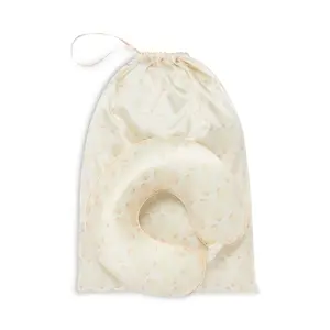 Gingerlily X Memo Press Seashells Silk Travel Neck Pillow