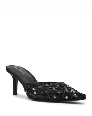 Steve Madden Alexi Sequin Embellished Mules