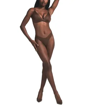 SKIMS Wireless Form Push Up Plunge Bra - Cocoa