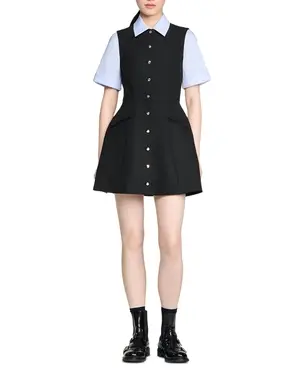 Sandro Two In One Mini Dress