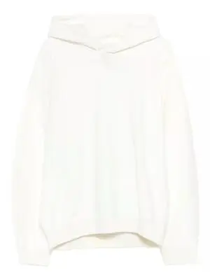 JIL SANDER Seam-detail Hoodie - Neutrals