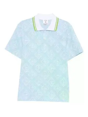 Casablanca Logo-pattern Polo Shirt