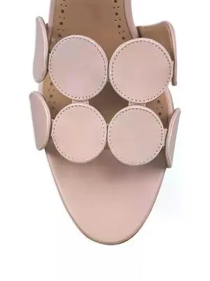 Manolo Blahnik Haribalmu Leather Sandals - Neutrals