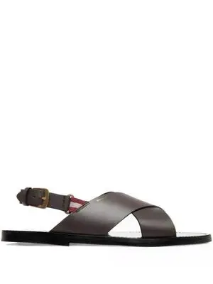 Bally Chateau Crisscross Ribbon Sandals