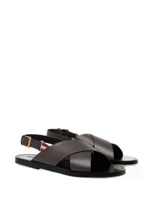 Bally Chateau Crisscross Ribbon Sandals