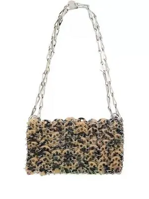 Rabanne Disc-chain Shoulder Bag - Neutrals