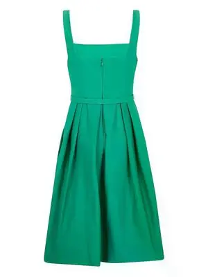 Ralph Lauren Pleated Belted Dress