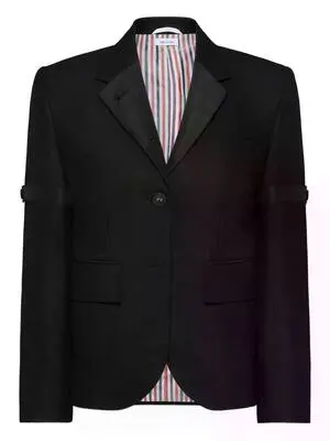 Thom Browne Button Blazer - Black