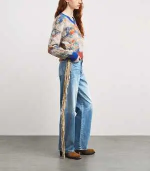 MOTHER The Half-pipe Fringe Jeans