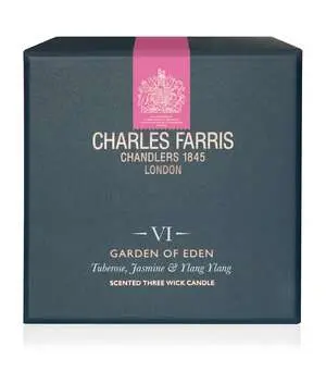 CHARLES FARRIS Garden Of Eden Candle - Blue
