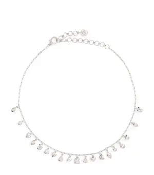 Shay Gold And Diamond Bezel Necklace - White