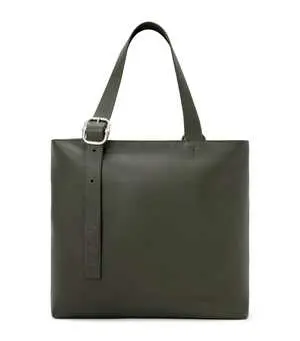 Loewe Grained Calfskin Loop Tote Bag - Green