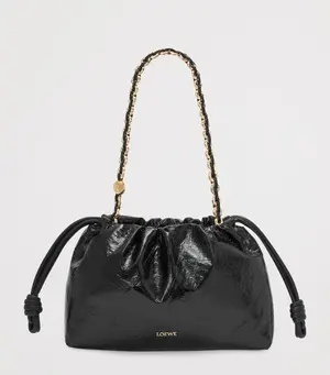 Loewe Medium Flamenco Clutch - Black