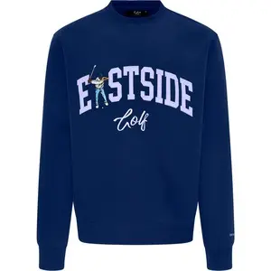 EASTSIDE GOLF Luxe Fleece Logo Appliqué Crewneck Sweatshirt