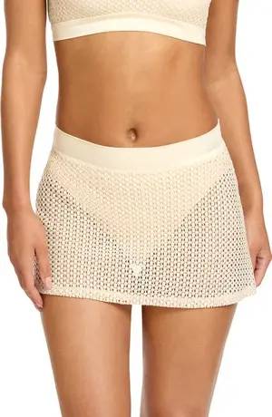 Robin Piccone Cover-up Miniskirt - Bisque