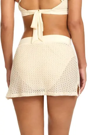 Robin Piccone Cover-up Miniskirt - Bisque