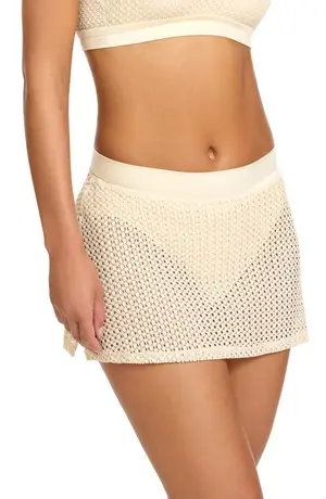 Robin Piccone Cover-up Miniskirt - Bisque
