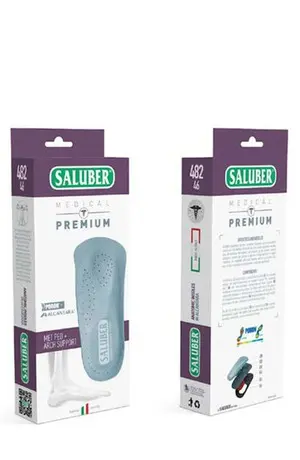 SALUBER Premium Three-quarter Length Orthotic Insole