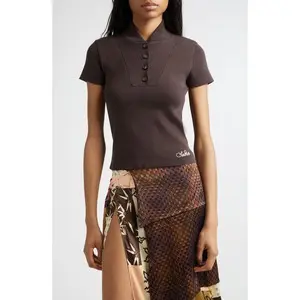 SIEDRES Mollie Embroidered Logo Cotton Polo