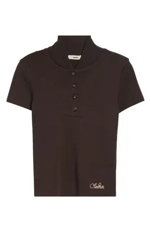 SIEDRES Mollie Embroidered Logo Cotton Polo