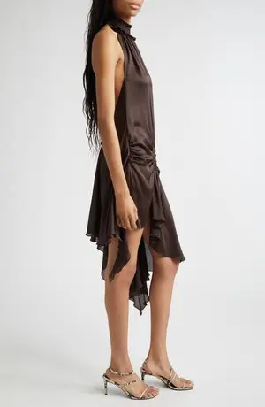SIEDRES Toni Asymmetric Halterneck Dress