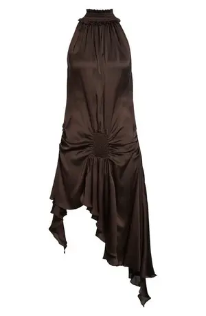 SIEDRES Toni Asymmetric Halterneck Dress