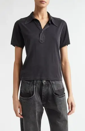 MAISON MARGIELA Contrast Stitch Polo