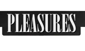 PLEASURES Follow License Plate Frame