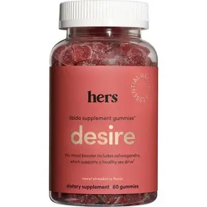 HIMS & HERS Desire Libido Supplement Gummies Mood-boosting, Energy-enhancing - Coral