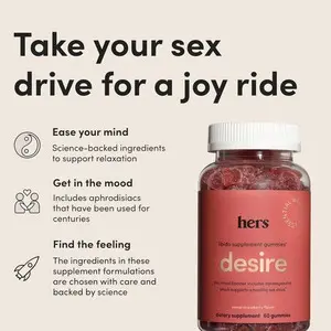 HIMS & HERS Desire Libido Supplement Gummies Mood-boosting, Energy-enhancing