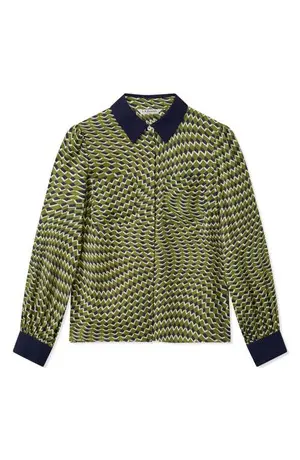 LK BENNETT Henri Printed Shirt
