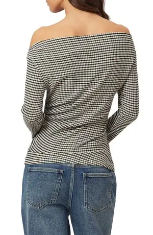 Scotch & Soda Gingham Seersucker Top