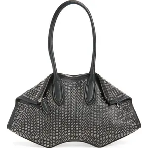 Alexander McQueen Manta Grommet Leather Handbag