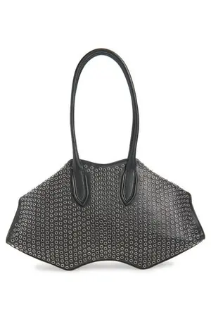 Alexander McQueen Manta Grommet Leather Handbag