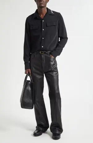 Amiri Rounded Flap Pocket Button-up Shirt