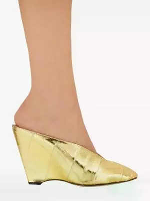 FERRAGAMO 90mm Wedge Mules