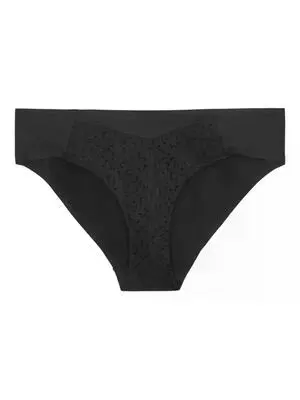 Chantelle Norah Lace-panelled Briefs - Black
