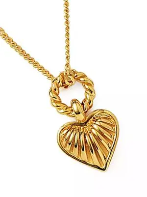 MISSOMA Ridge Heart Pendant Necklace
