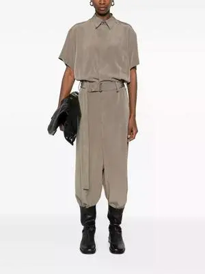 Y’s Belted Pocket Jumpsuit